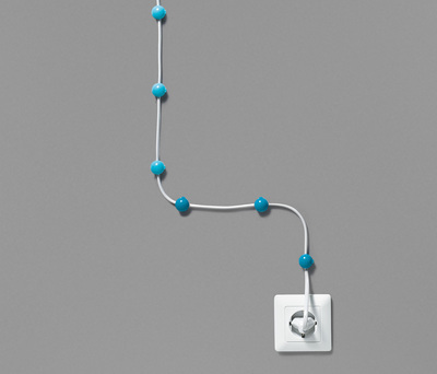 cable decoration set turquoise - Treasures4u